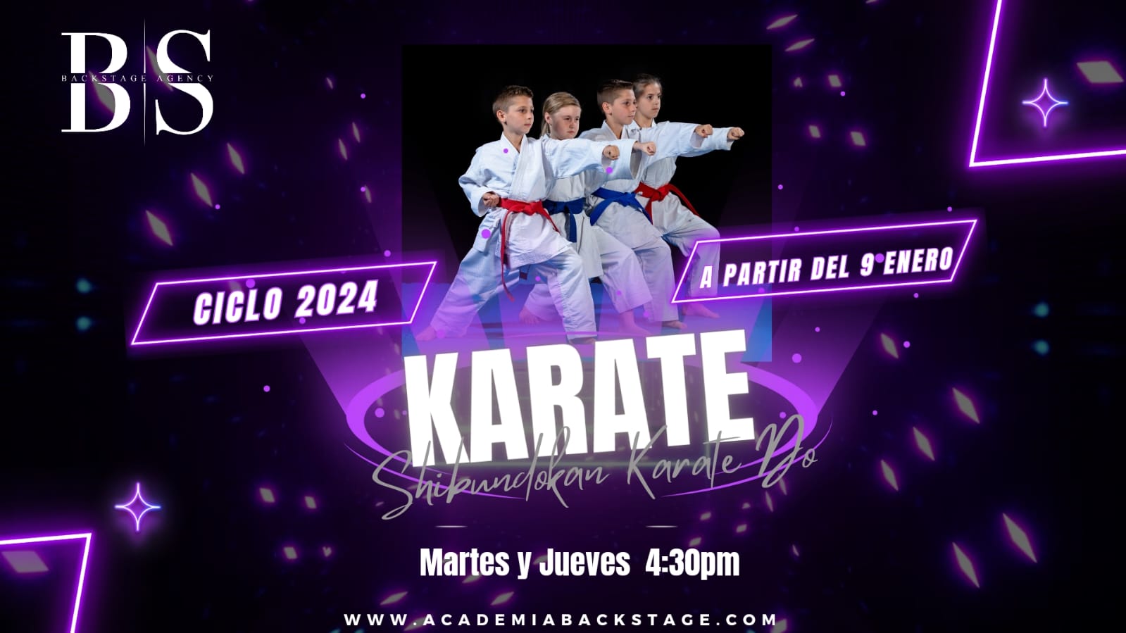 Clases de karate - Academia Backstage